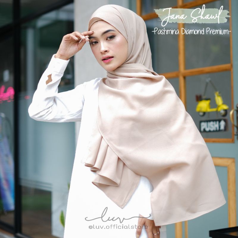 Jual Pashmina Diamond Premium [Jana Shawl] | Shopee Indonesia