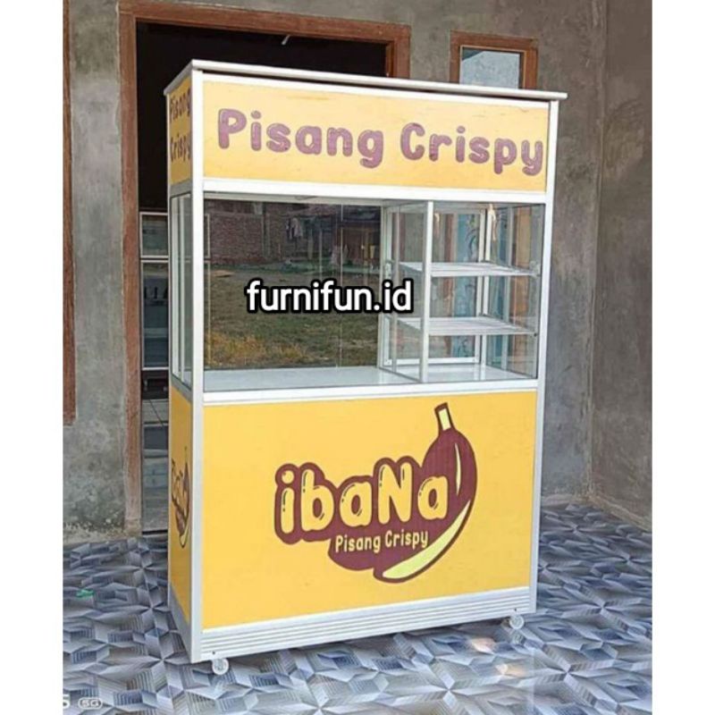 Jual Gerobak jus / booth jualan / gerobak geprek | Shopee Indonesia