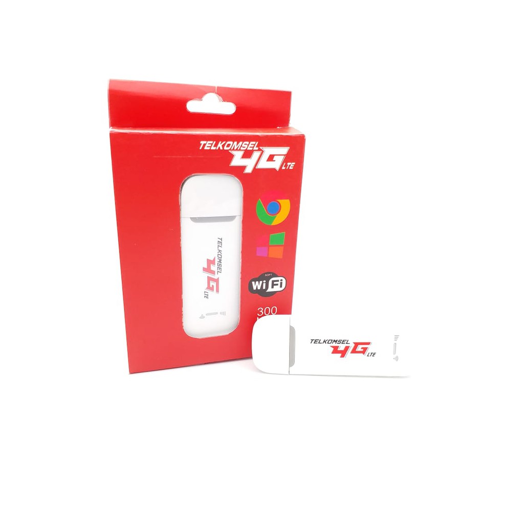 Jual MODEM WIFI USB 4G TELKOMSEL 300Mbps Unlock Operator GSM | Shopee ...