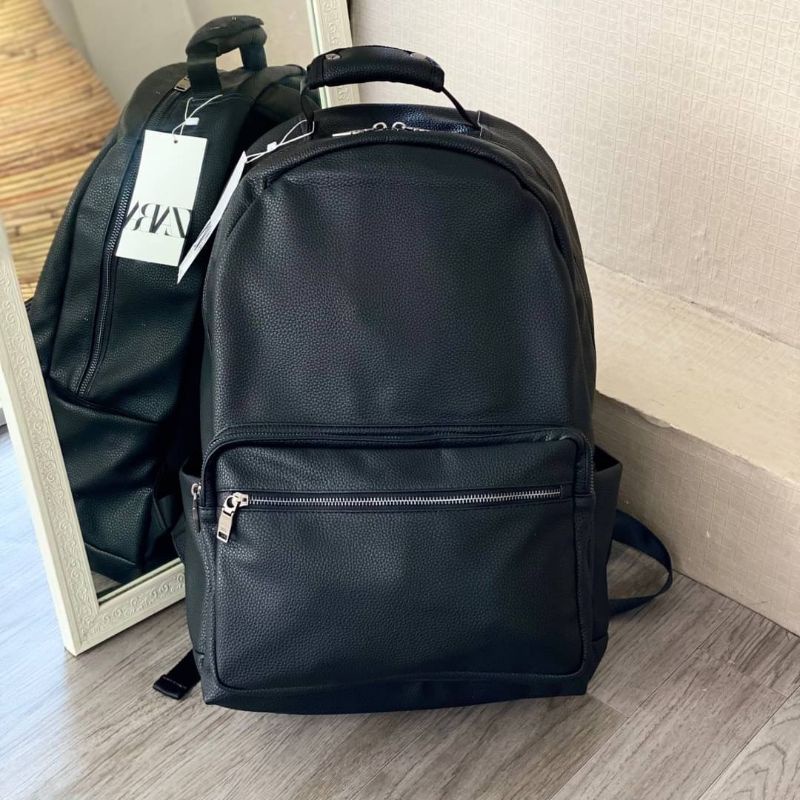 Jual Tas Ransel Zara Hitam muat leptop | Shopee Indonesia