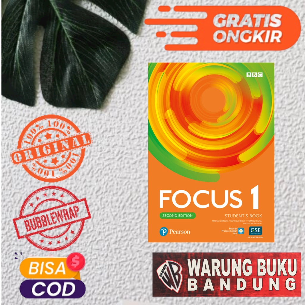 Jual BUKU FOCUS 1 SECOND EDITION STUDENT BOOK'S BY PEARSON | Shopee ...
