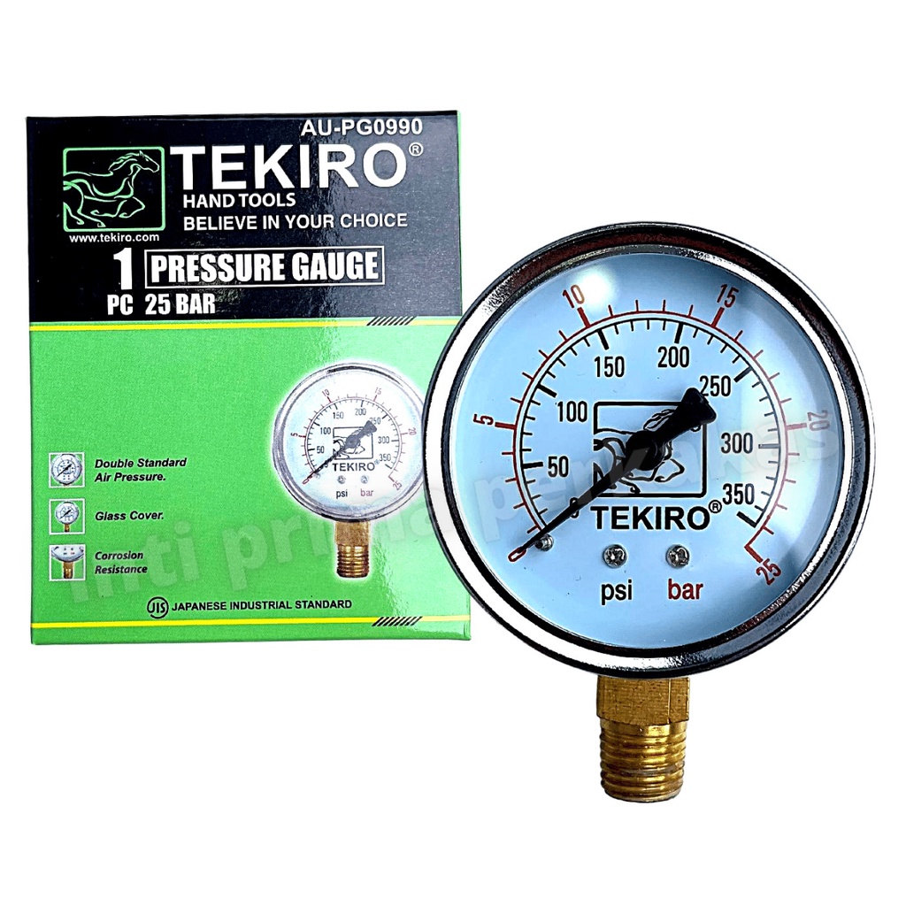 Jual Alat Ukur Tekanan 2.5 Bar 6 Bar 10 Bar 16 Bar 25 Bar Pressure ...