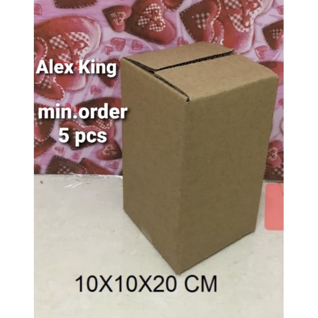 Jual Kardus / Box / uk. 10x10x20 cm / KARTON packing polos baru ST ...