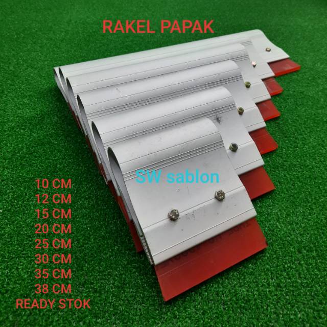 Jual Rakel sablon merah PAPAK/ RATA + GAGANG ALLUMUNIUM | Shopee Indonesia