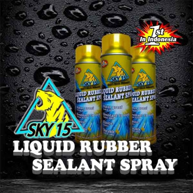 Jual SKY 15 LIQUID RUBBER SEALANT SPRAY (CAIRAN PELAPIS MULTI FUNGSI) 500ML | Shopee Indonesia