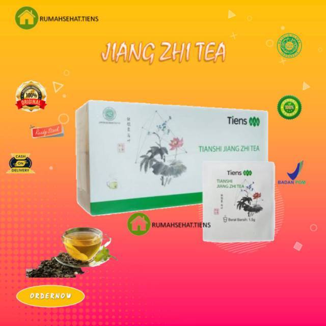 Jual Minuman herbal jiang zhi tea atasi panas dalam mengurangi batuk ...