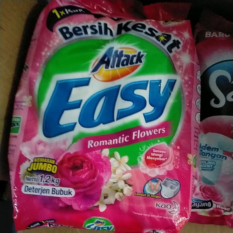 Jual EASY DETERGENT BUBUK JUMBO 1,2KG | Shopee Indonesia