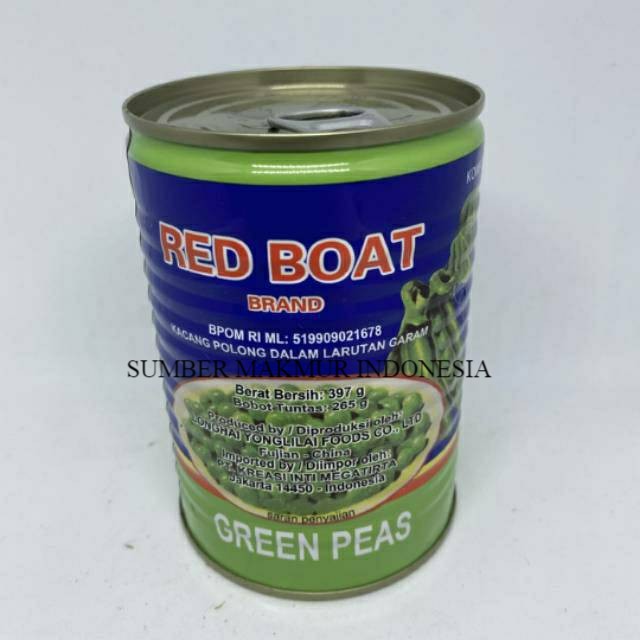 Jual RED BOAT GREEN PEAS 397 GRAM / KACANG POLONG - ECERAN | Shopee ...
