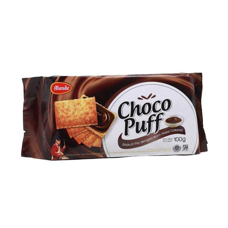 Jual Monde Choco Puff 100g | Shopee Indonesia