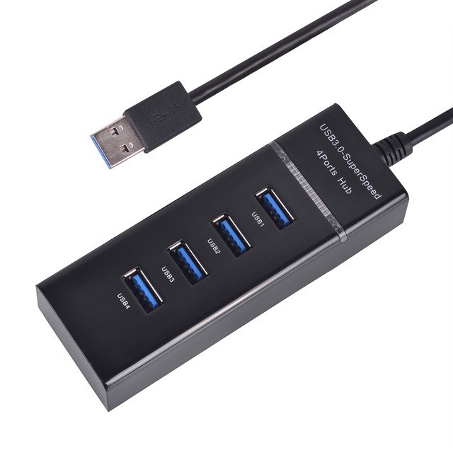 Jual USB HUB 4PORT USB3.0 30CM 1.2 Meter / Hub 4 port 30 cm USB 3.0 ...
