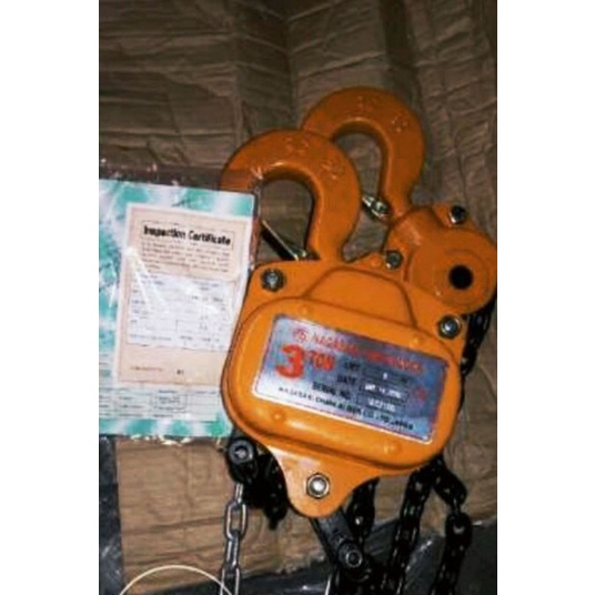 Jual DMST | Chain Block NAGASAKI 1 ton x 5 meter Takel Manual Katrol | Shopee Indonesia