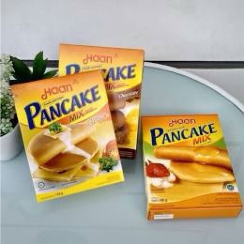 Jual Haan Pancake Mix Vanilla 180gr / Pancake Mix Cheese 150gr | Shopee ...