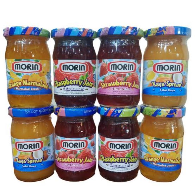 Jual 150gr Selai Morin Roti Jam 170gr Blueberry Strawberry Nanas ...