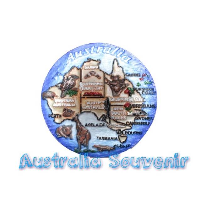 Jual Magnet kulkas australia peta negara australia | Shopee Indonesia