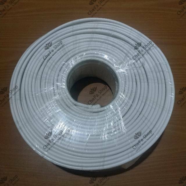 Jual Kabel CCTV RG59 + Power Roll 100 Meter Putih / RG59+P 100M Rol ...