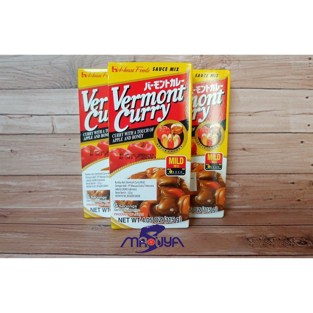 Jual House Foods Vermont Curry Mild Japanese / Bumbu Instan Kari Jepang ...