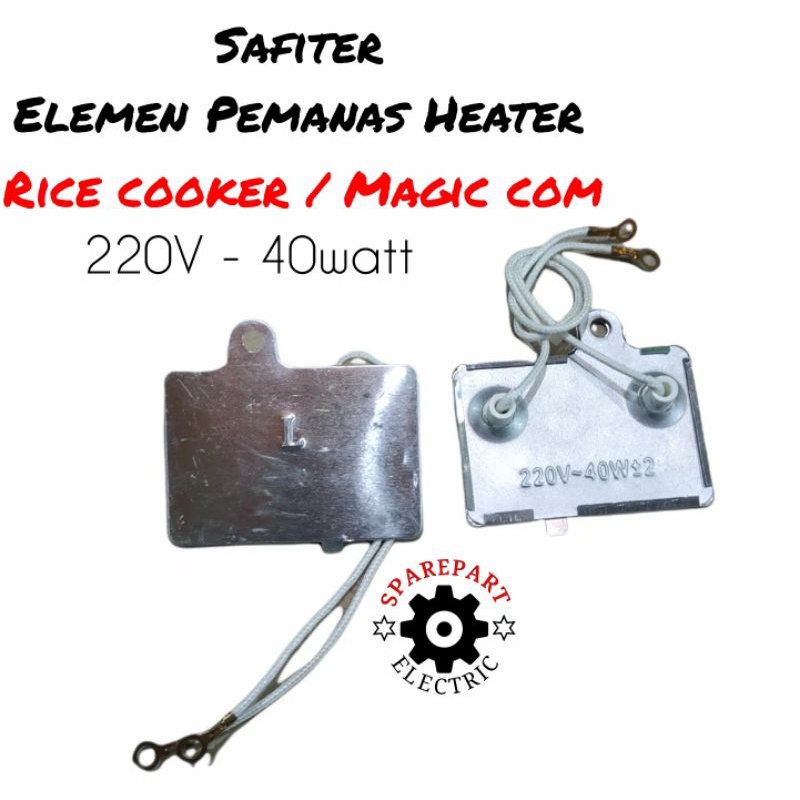 Jual ELEMEN PEMANAS HEATER - SAFITER MAGIC COM / RICE COOKER 40WATT ...