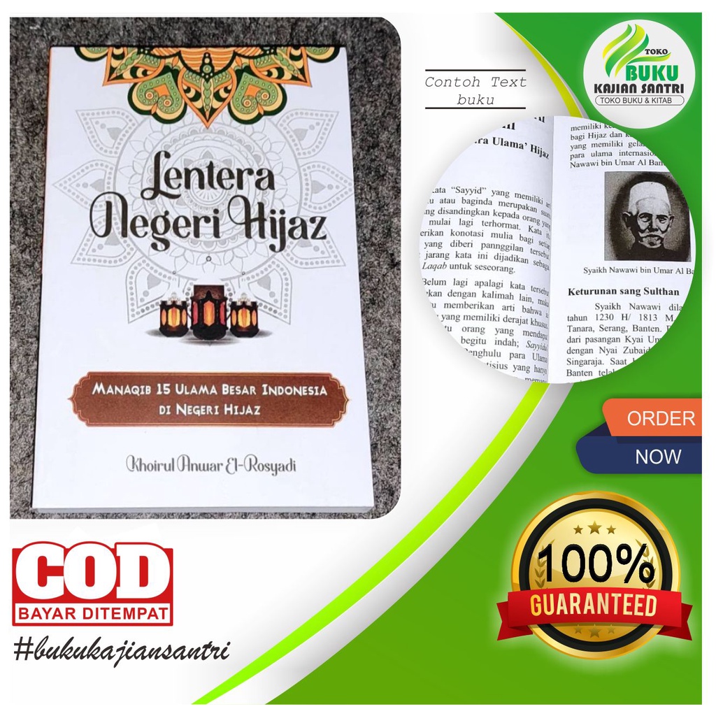 Jual LENTERA NEGERI HIJAZ - Manaqib 15 Ulama Besar Indonesia Di Negeri ...
