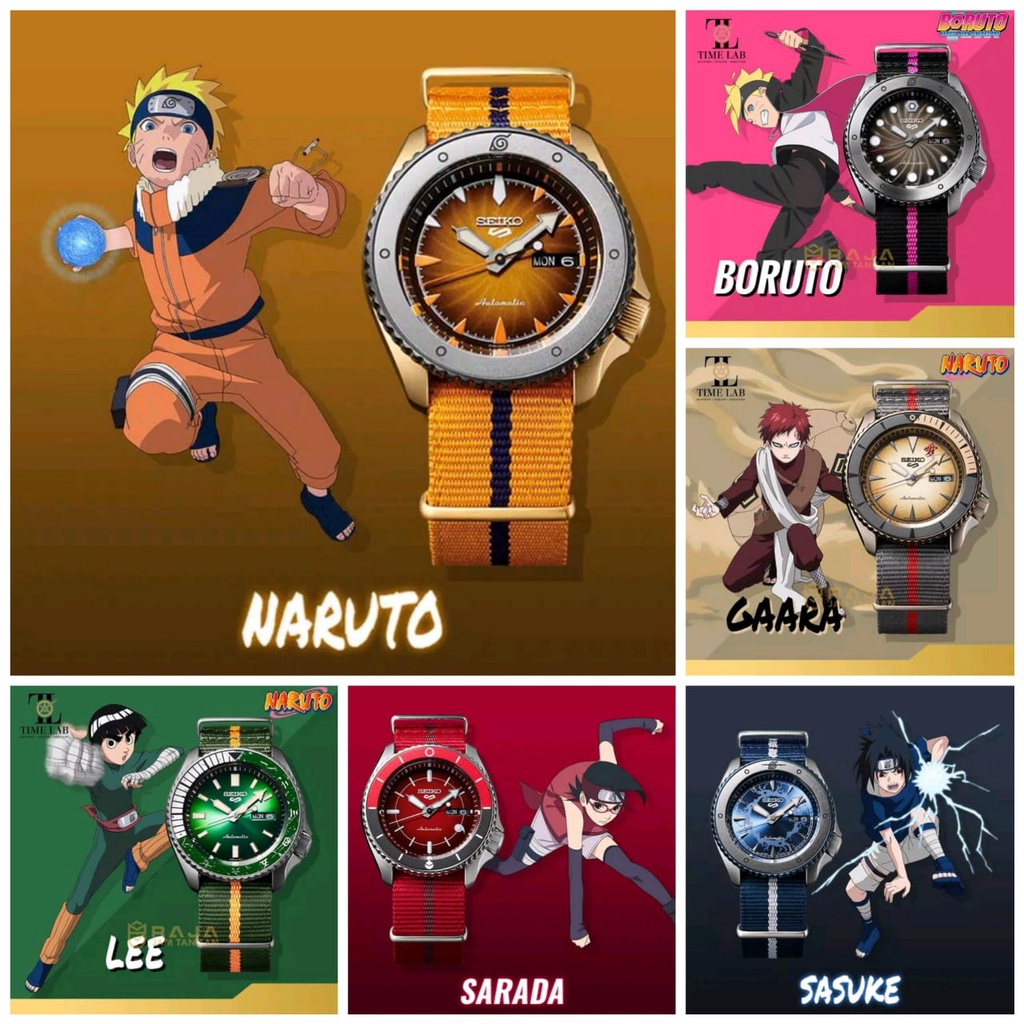 Jual jam tangan seiko naruto limited edition Jam tangan casual pria l ...