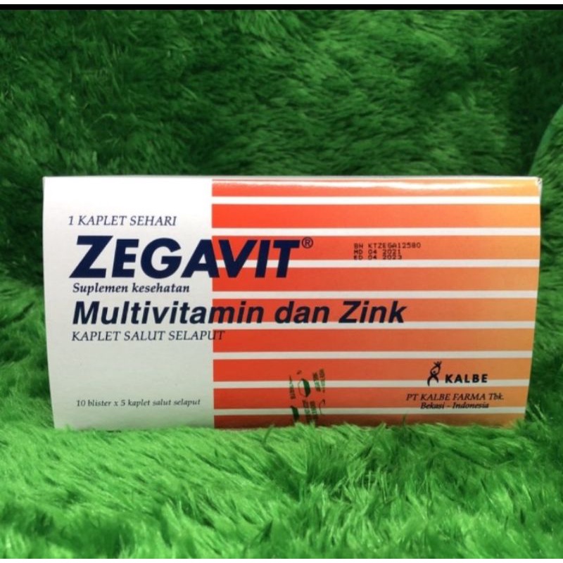 Jual zegavit multivitamin zink box 50pcs | Shopee Indonesia