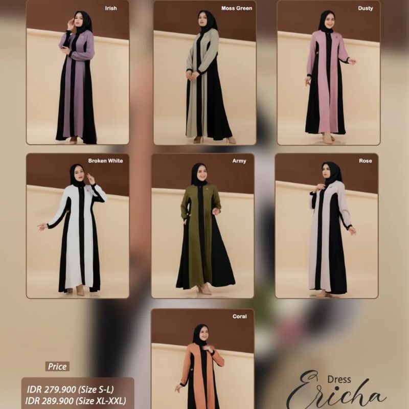 Jual Ericha Dress by Ar Rafi [ NEW - Ar Rafi Dress Series ] Gamis Ar ...