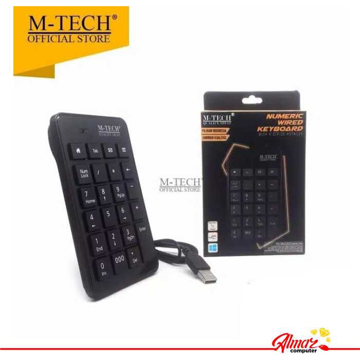 Jual Keyboard Numeric M Tech / Keypad Numpad Mtech Usb kabel | Shopee ...