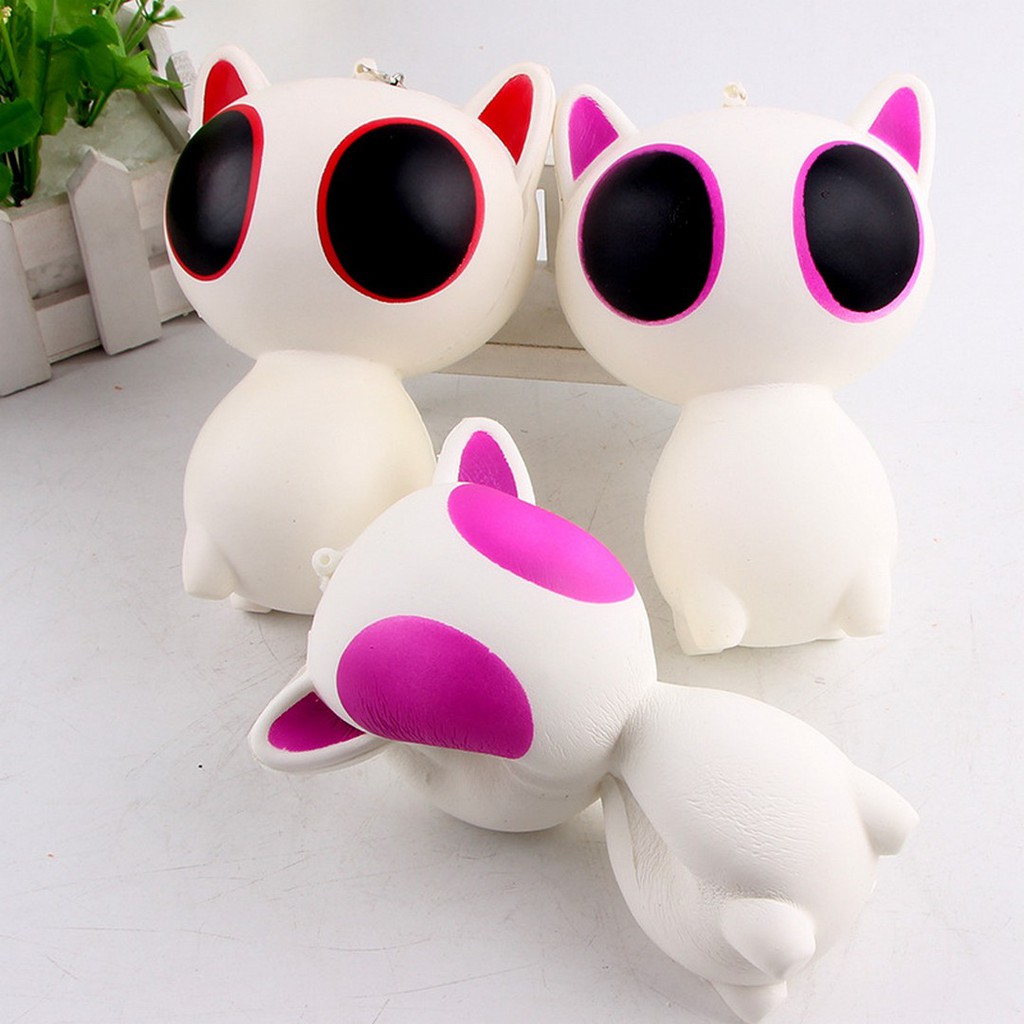 Jual Squishy Kucing Mata Belo Big Eyes Alien Cat SanQi Elan Original ...
