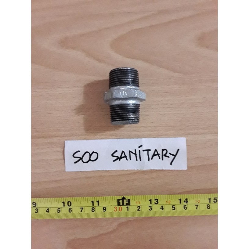 Jual Double Nipple 3/4" Besi - Dobel Nepel Galvanis | Shopee Indonesia