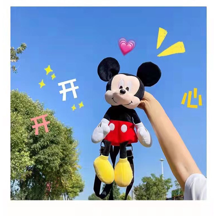 Jual (RS001)Ransel Backpack Mickey yang lucu dan imut yang tampilan depan kokoh anti ai | Shopee ...