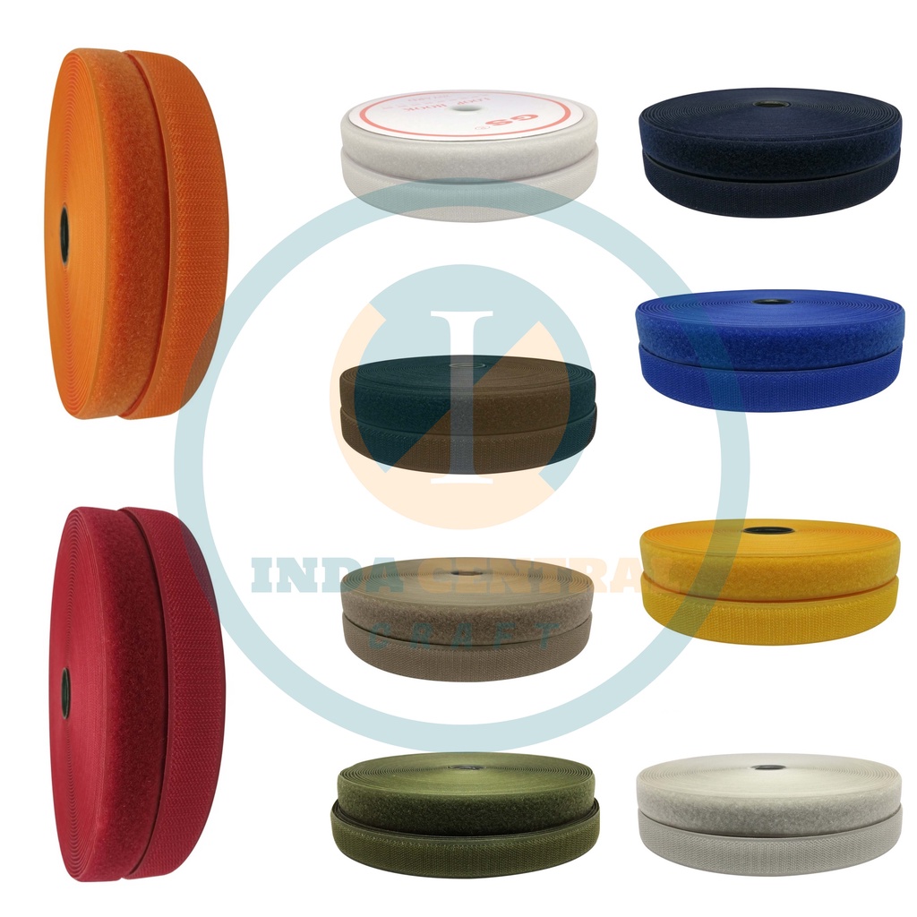 Jual Perekat Perepet Tas Magic Tape Lebar 2.5 cm Halus Kasar Velcro Tas ...