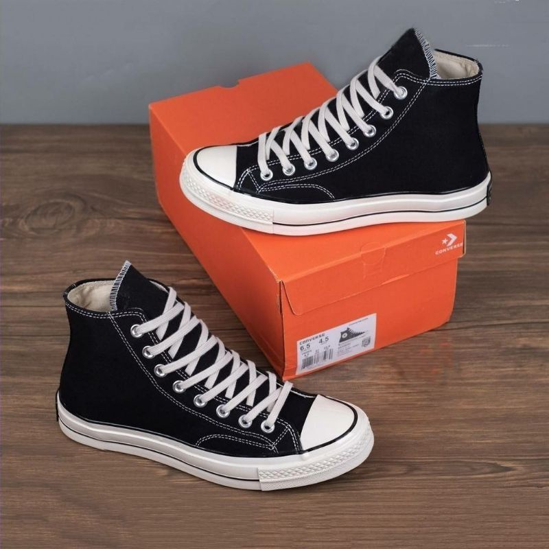 Jual Sepatu Converse 70s Hi Black / Converse 70s Tinggi Hitam / Sepatu ...