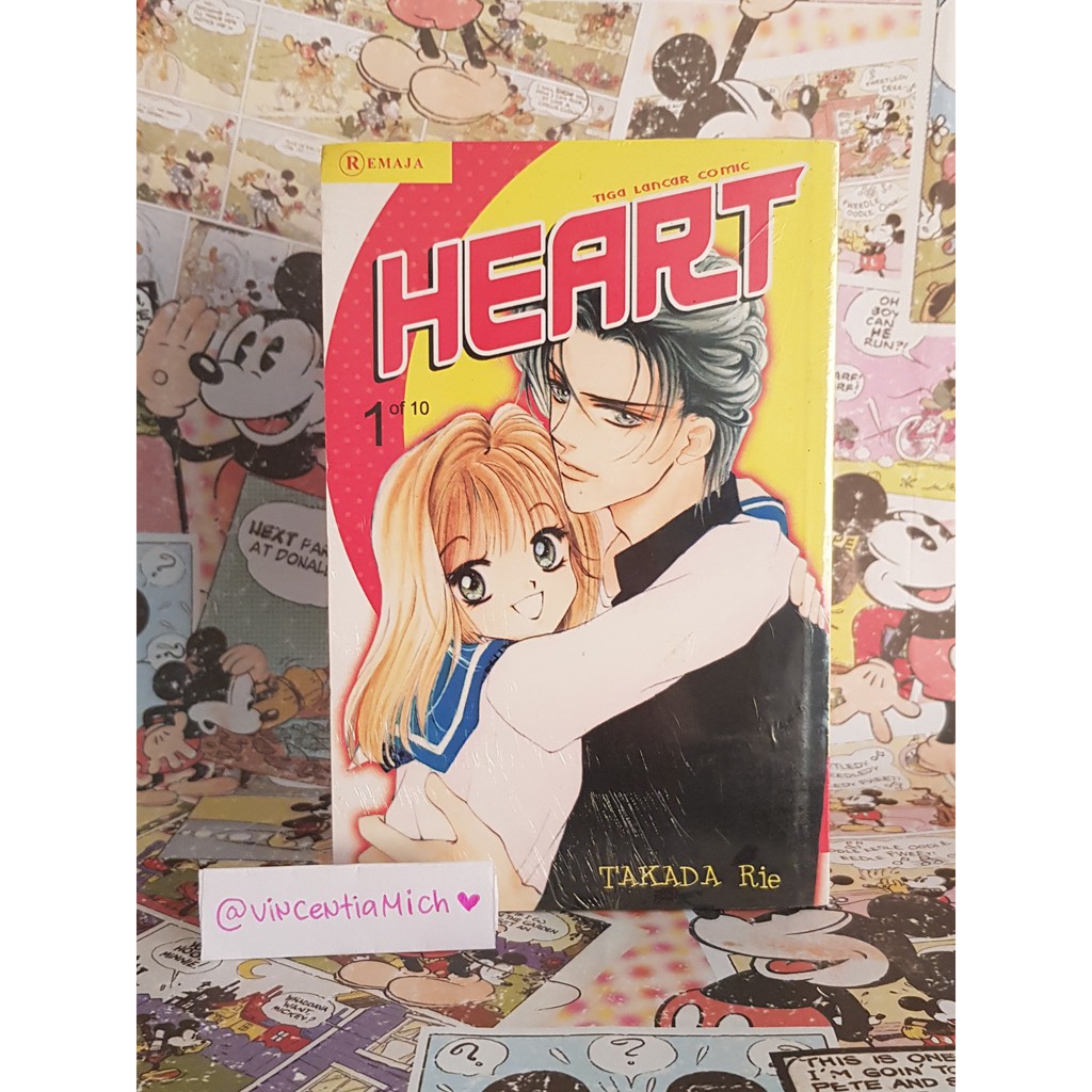 Jual Takada Rie - Heart VOL 1 - 2 OF 10 - KOMIK REMAJA SERI CABUTAN ...