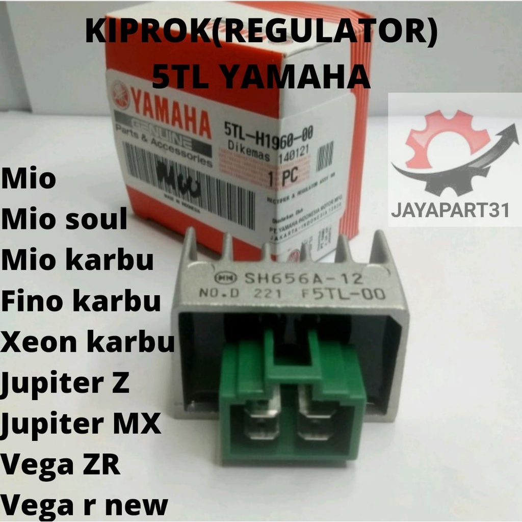 Jual CIPROK KIPROK REGULATOR YAMAHA ORIGINAL ASLI 5TL MIO FINO XEON ...
