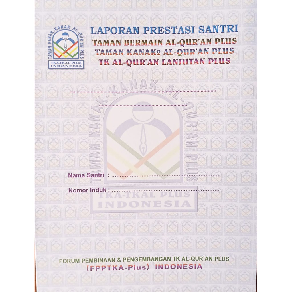 Jual Buku Raport TKA Plus (Isi 5 Buku) | Shopee Indonesia