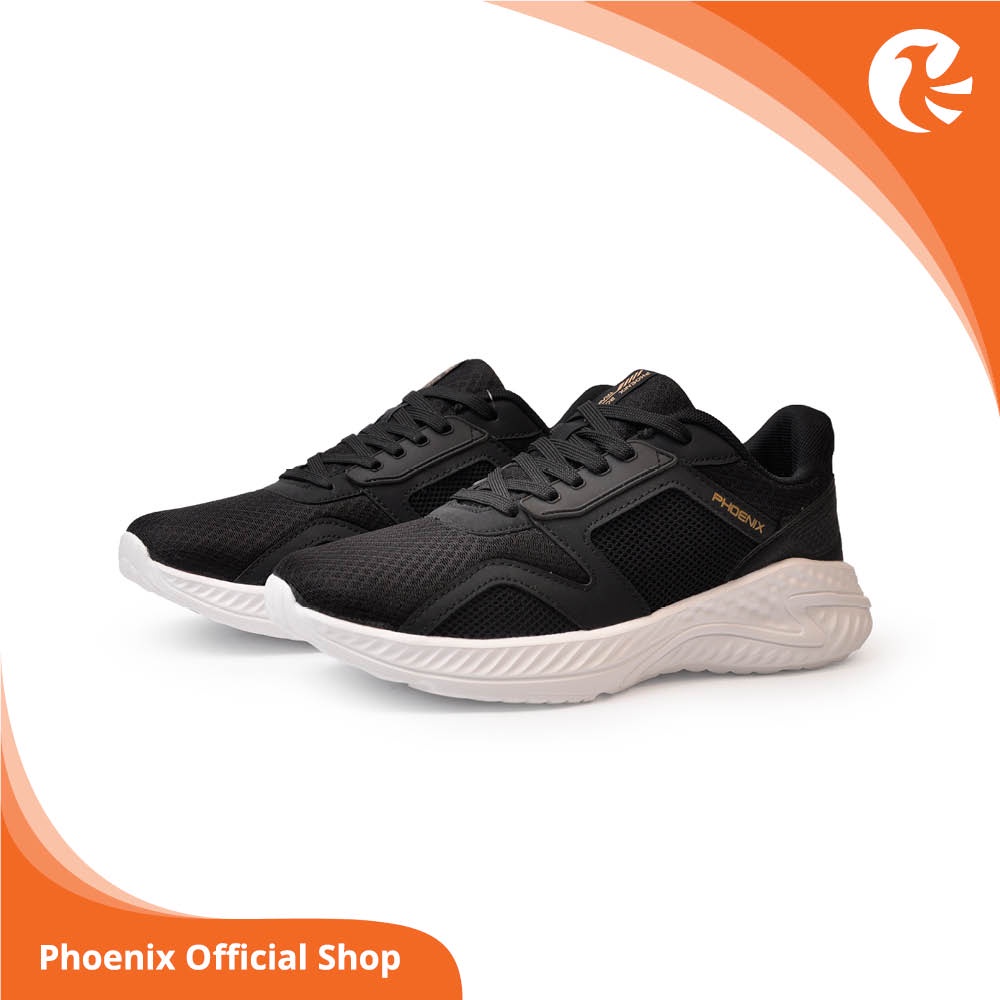 Jual Phoenix Official - Sepatu Sneakers Pria - Odysey Black | Shopee Indonesia