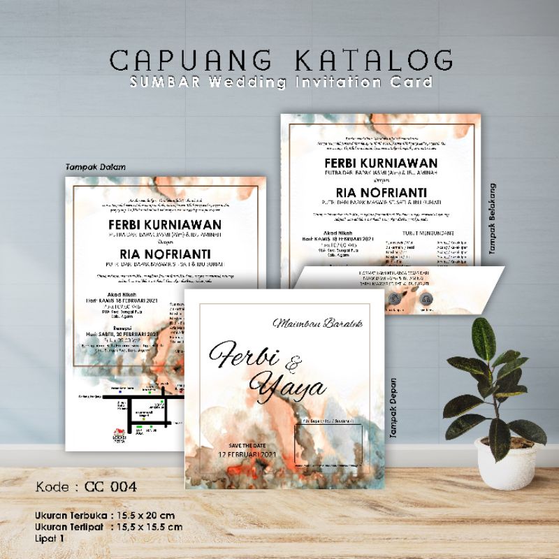 Jual Undangan Baralek 1000 an, Undangan Nikah Murah | Shopee Indonesia
