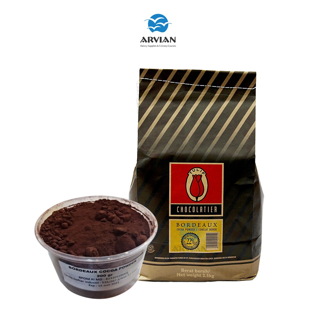 Jual Tulip Bordeaux Cocoa Powder 2,5 Kg | Shopee Indonesia