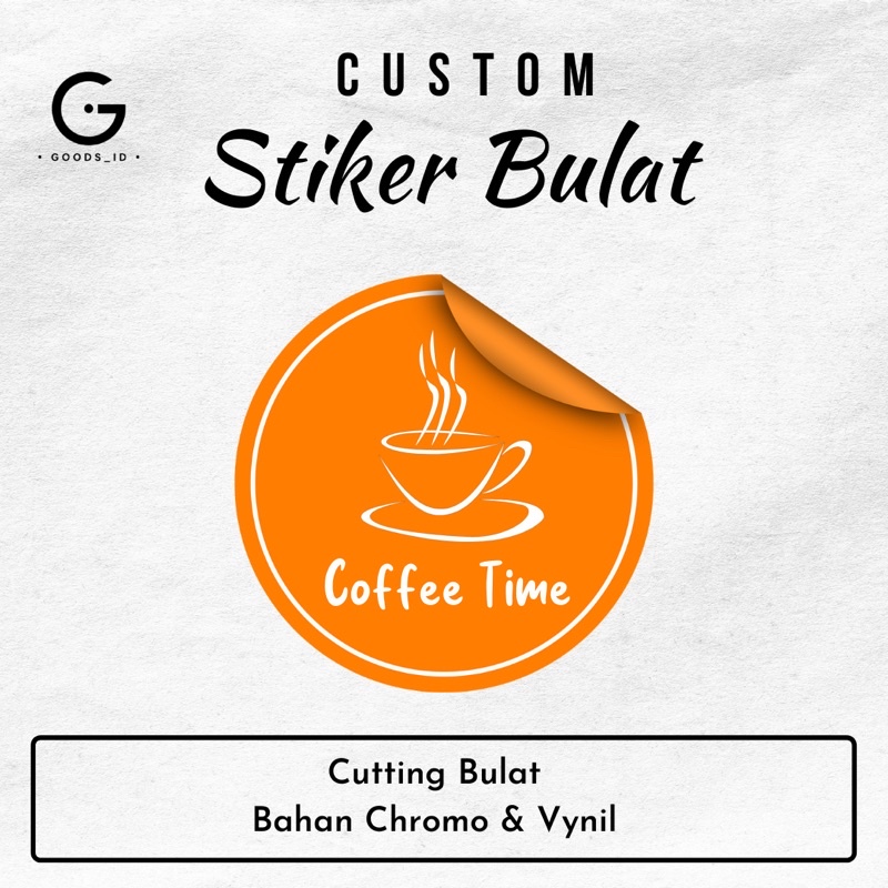 Jual Stiker Bulat/Label/Produk/Olshop/Round Stiker/Custom/Seal | Shopee ...