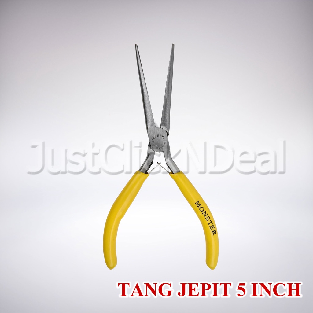 Jual Tang Jepit Needle Nose Monster 5 Inch Kuning Authentic | Shopee ...