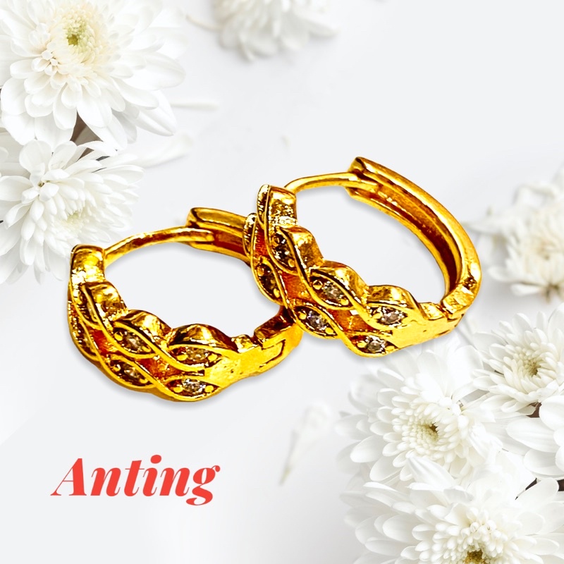 Jual Anting wanita//anting permata //anting lapis emas//perhiasan ...