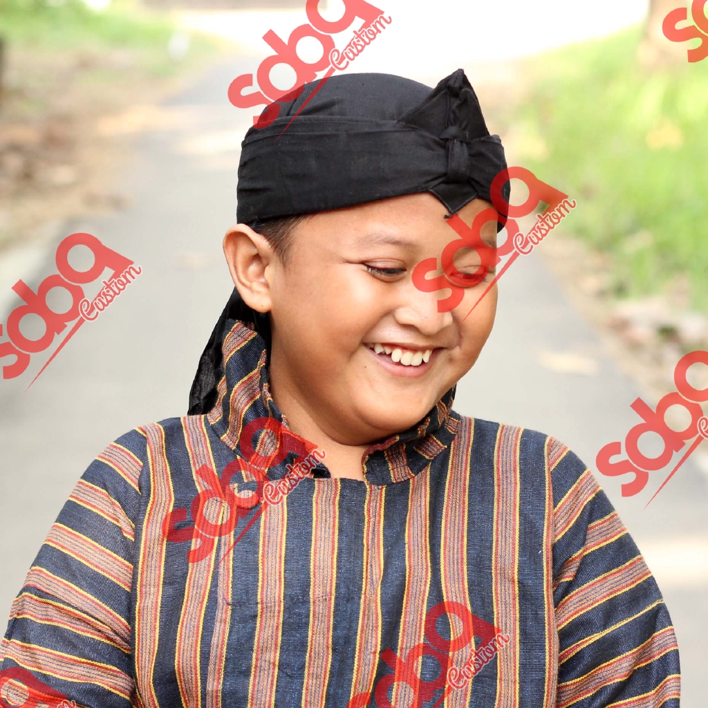 Jual blangkon iket anak totopong topi tradisional anak. iekt sunda ...