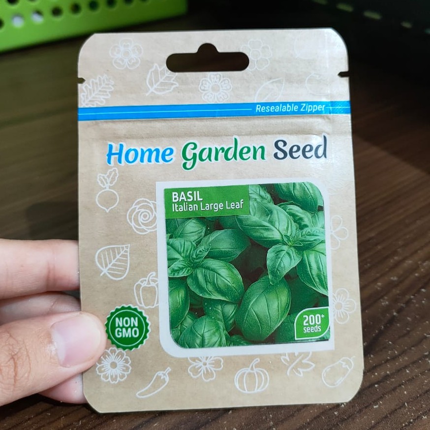 Jual benih basil hijau italian basil - HGS | Shopee Indonesia