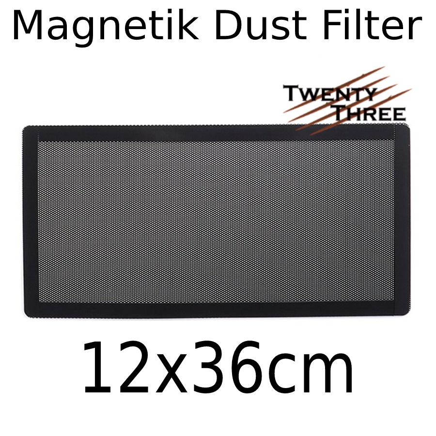 Jual Magnetic Pc Fan Dust Filter Debu Kipas 12x36cm Magnet Casing ...