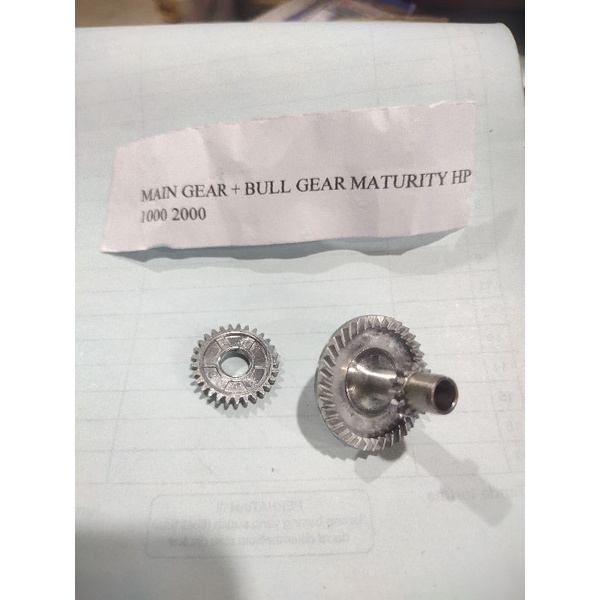 Jual main gear set bull gear reel ryobi maturity ukuran 1000 2000 3000 ...