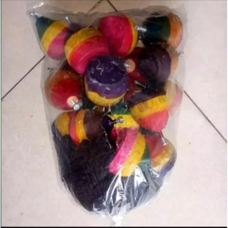 Jual Gasing Kayu Mainan Tradisional Untuk Anak-Anak isi 10 pcs | Shopee ...