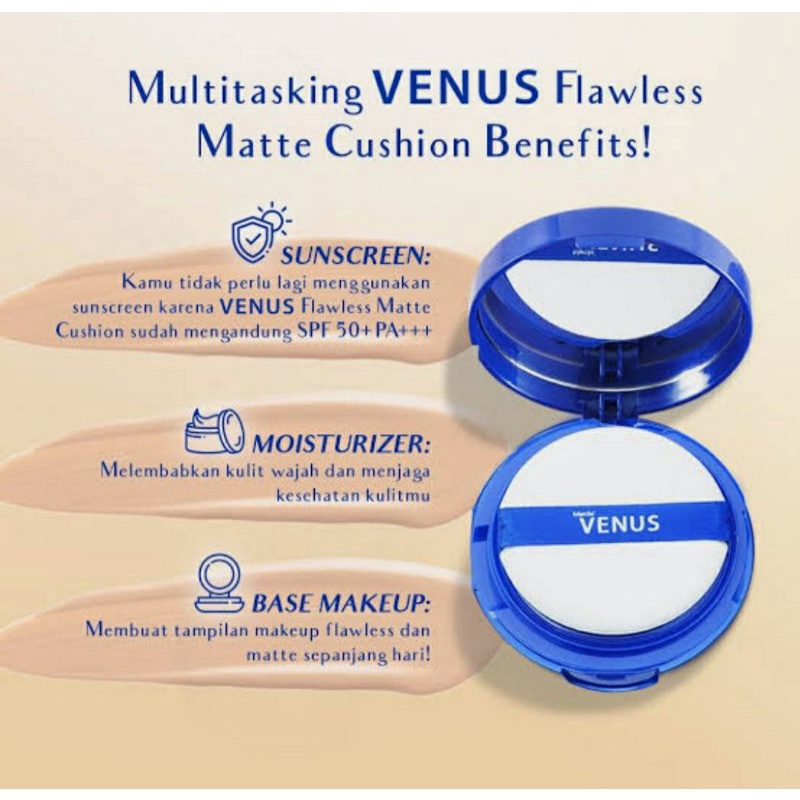 Jual VENUS FLAWLESS MATTE CUSHION (ORIGINAL) | Shopee Indonesia