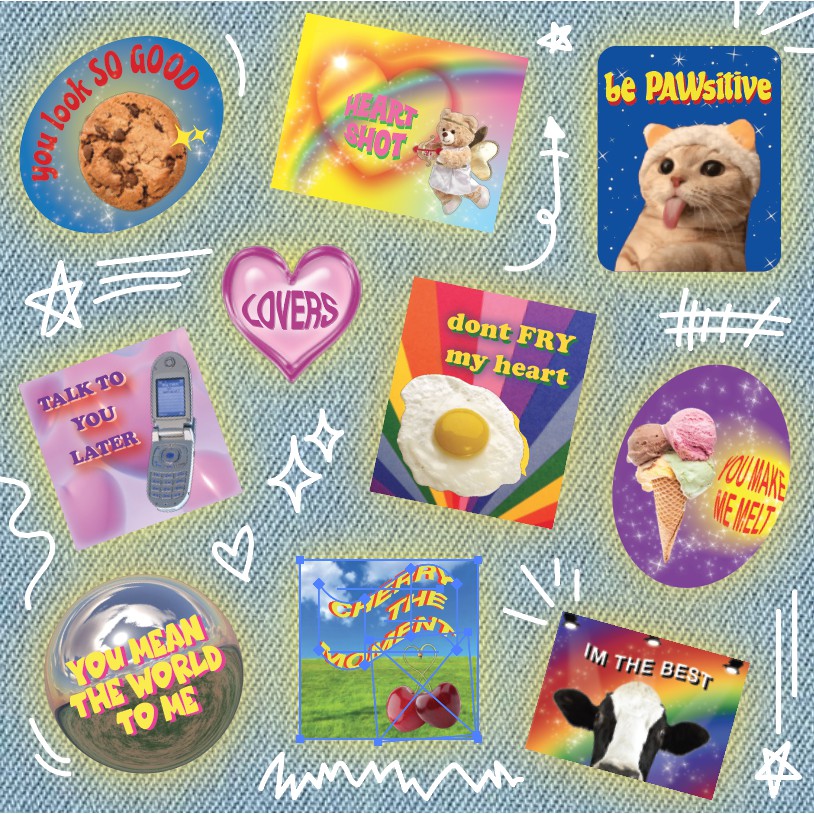 Jual SIGNATURE STICKER SET | Shopee Indonesia