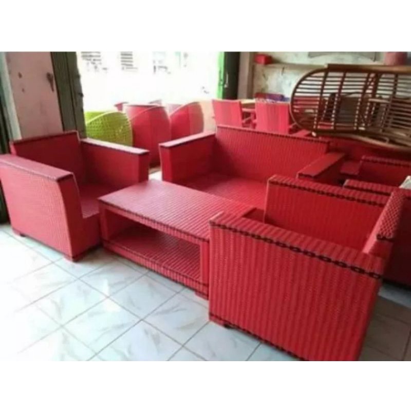 Jual Sofa Rotan Model 211 ( 2X Checkout ) | Shopee Indonesia