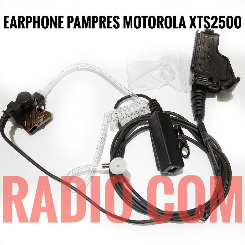 Jual EARPHONE PAMLEES HT MOTOROLA XTS2500 - HEADSET FBI HT MOTOROLA XTS ...