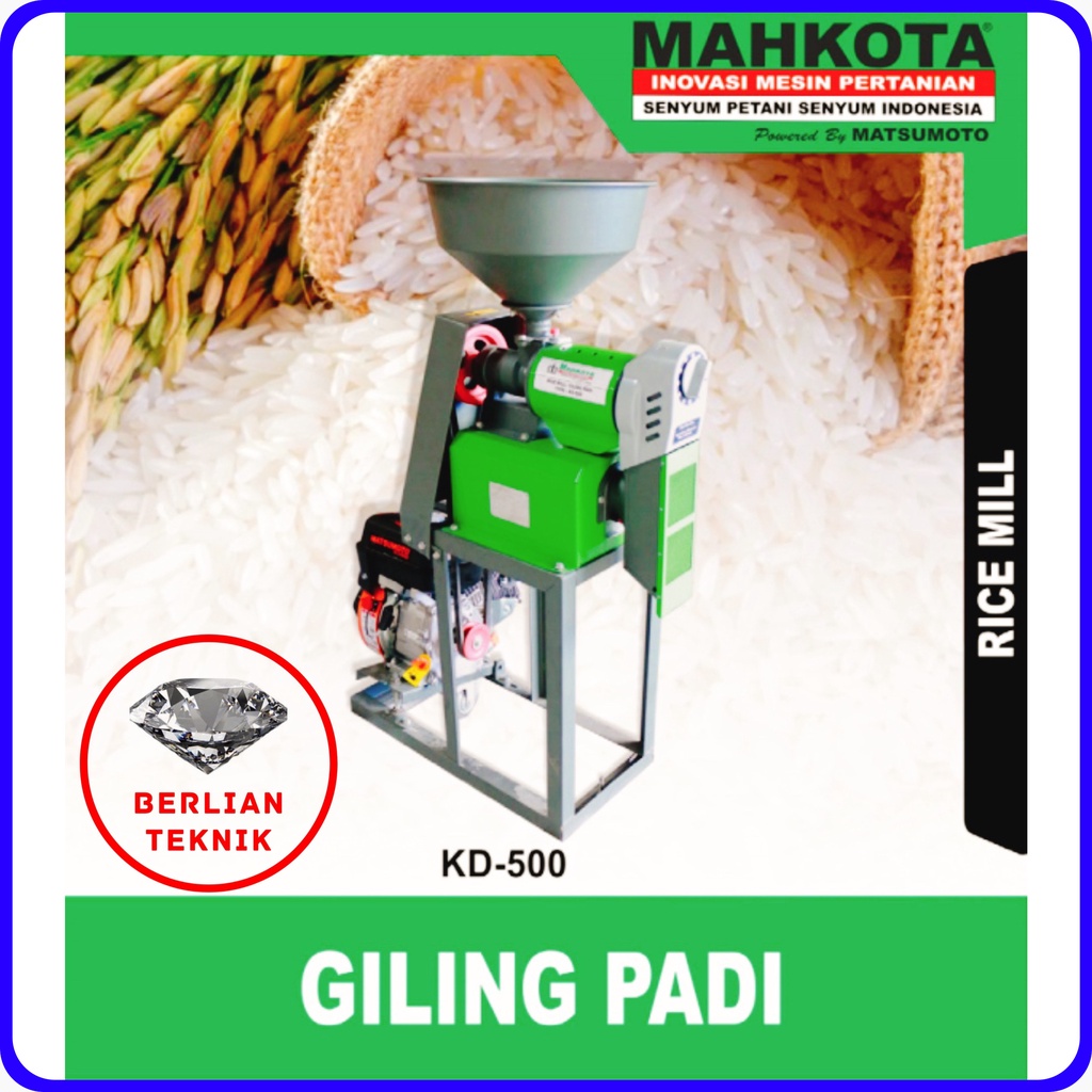 Jual Gilingan Padi Serbaguna Mahkota KD 500 | Shopee Indonesia